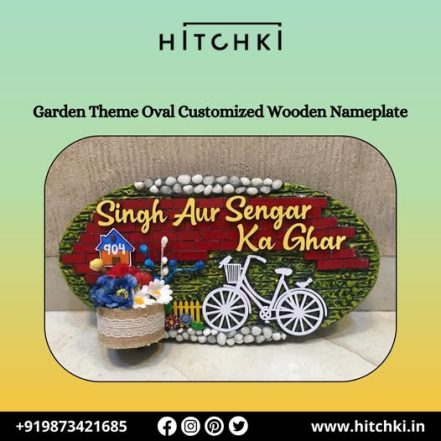 Personalized Hut-Shaped Family Nameplate .Welcome Your Home