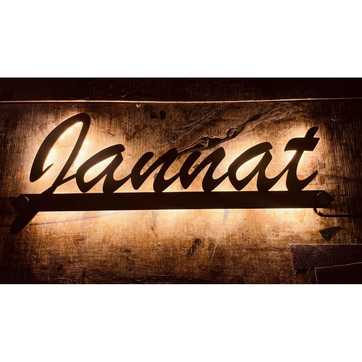 Custom LED Name Sign from Hitchki | Light Up Your Space