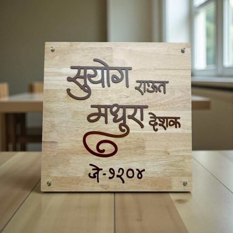 Personalized Wooden Nameplate – Ultimate Guide to Custom