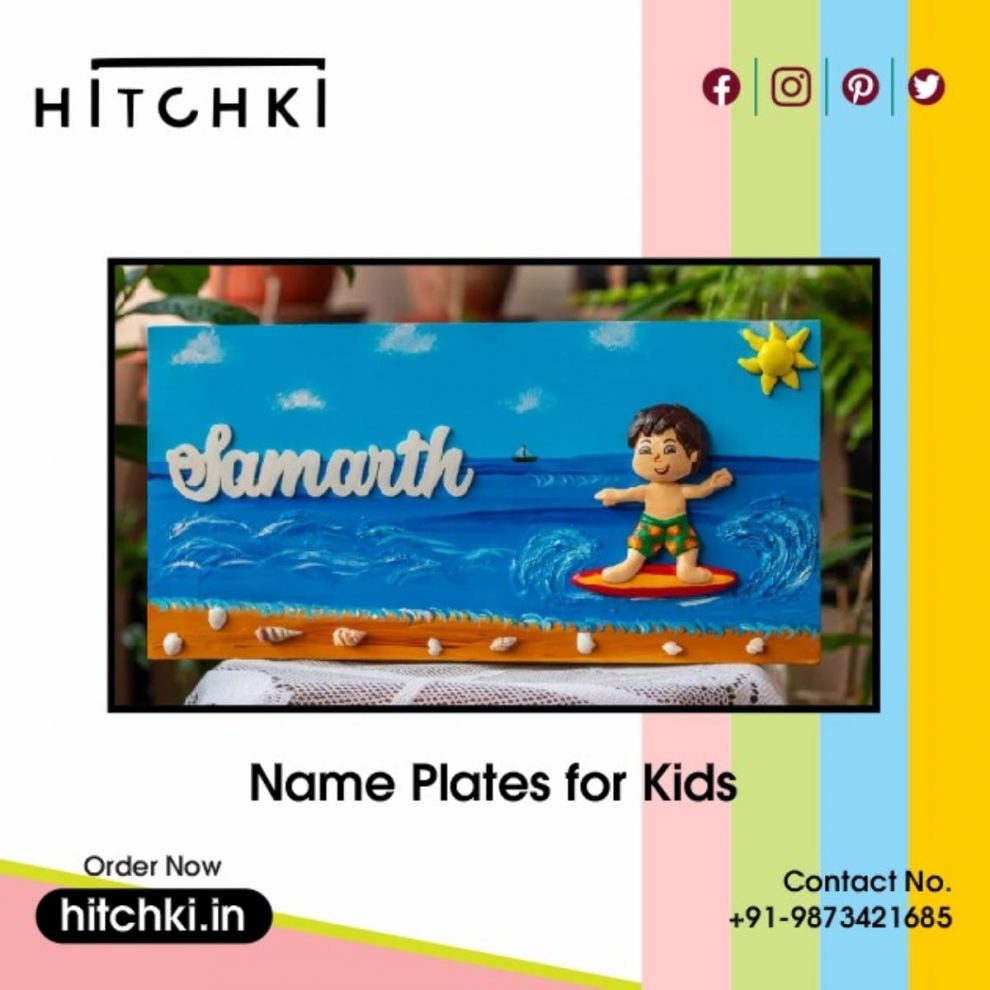 Creative Nameplates For Kids From Hitchki | HITCHKI