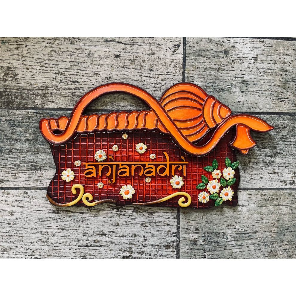 Best Cone Work Divine Nameplate | House Nameplate