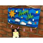 Happy Me Clip Photo Frame and Name Plate Designed For Kids