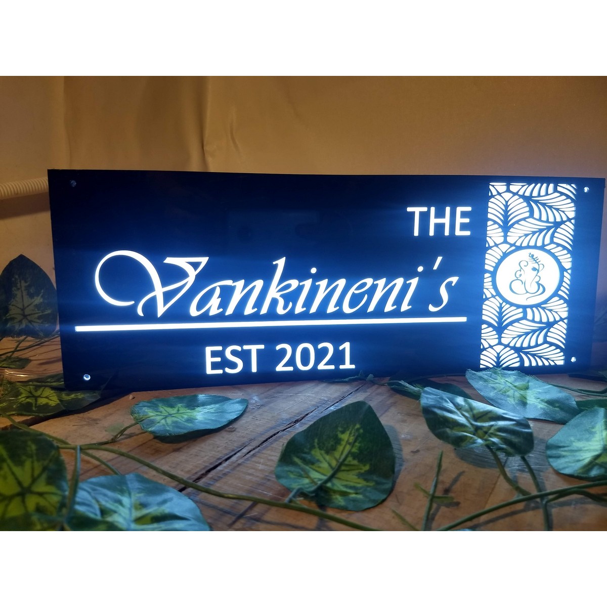 Light Name Plates for Your Home | Designer And Affordable