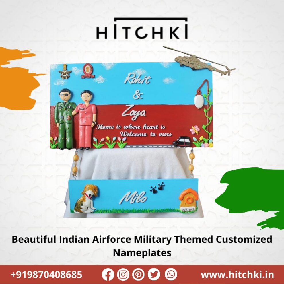 Military Themed Customized Nameplate 🌟 Honoring Heroes