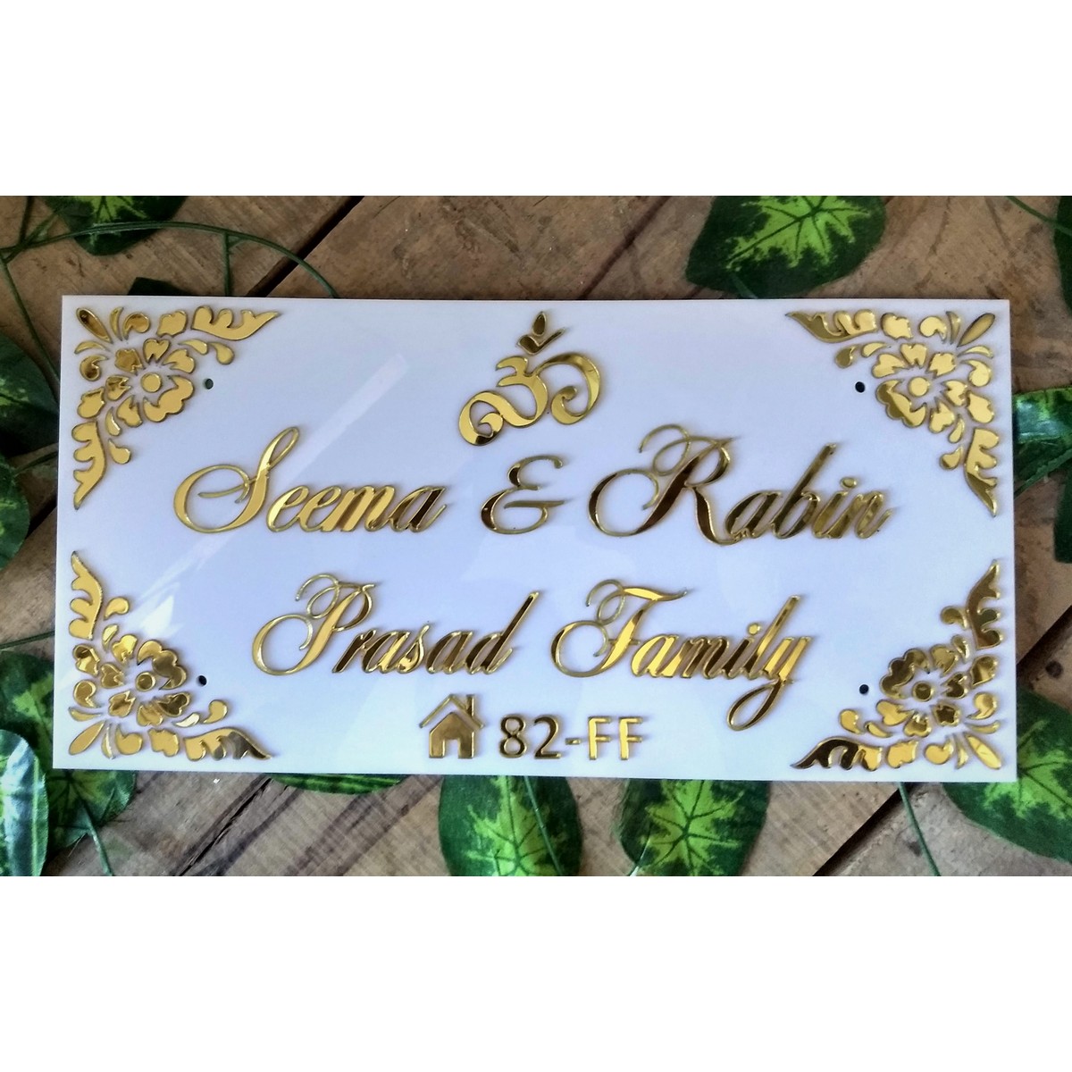 Elegant Acrylic Name Plate | A Touch of Luxury