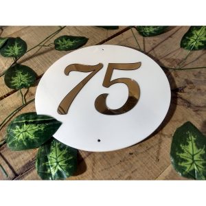 House Number Plate |Customizable | CNC Technology