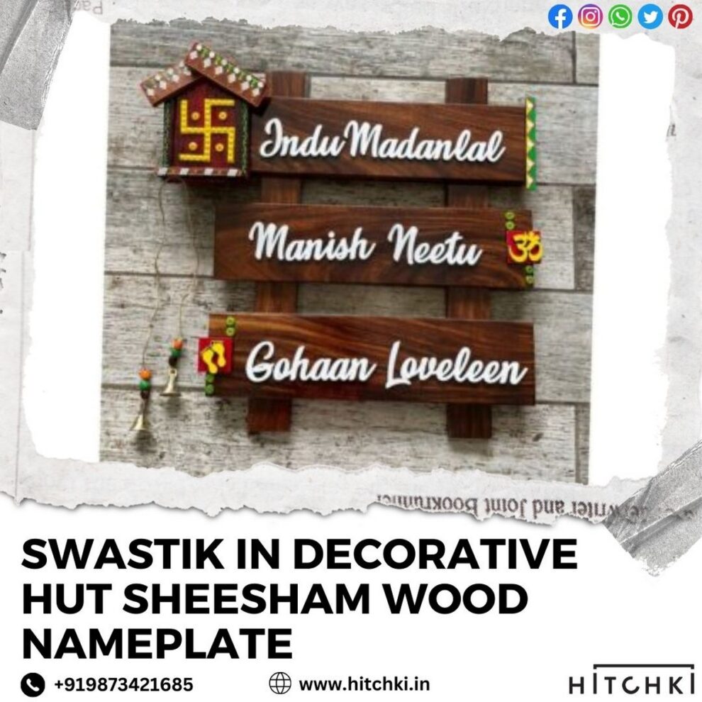 Ultimate Hut Sheesham Wood Nameplate Guide – Hitchki