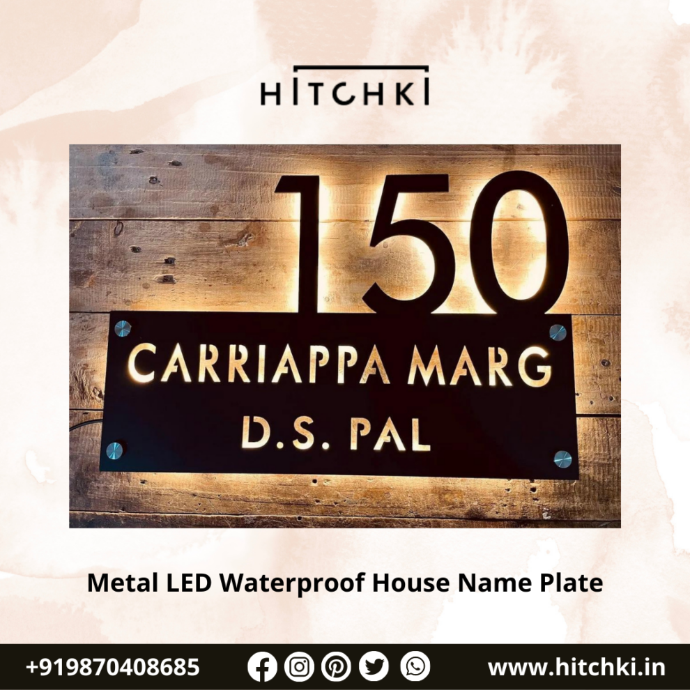 Stylish Beautiful LED Name Plates | Light Up Your Name