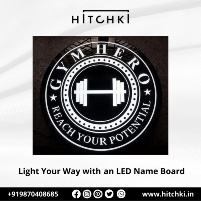LED Name Boards for Every Space | Illuminate Your Path
