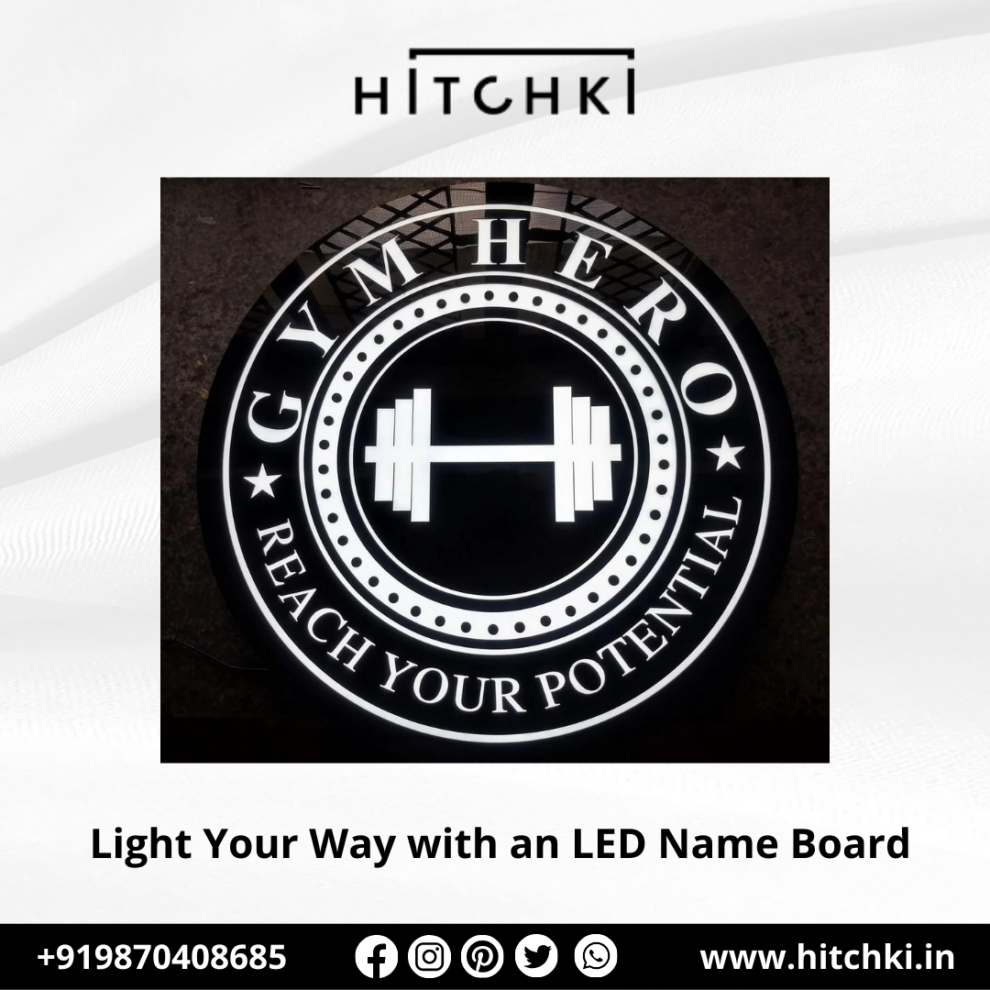 LED Name Boards for Every Space | Illuminate Your Path