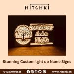 CA LED Light Up Custom Name Sign 🏡 Illuminate Your Space