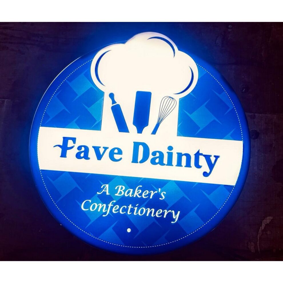 Reception Acrylic LED Logo Plate 🎨 Illuminate Your Space
