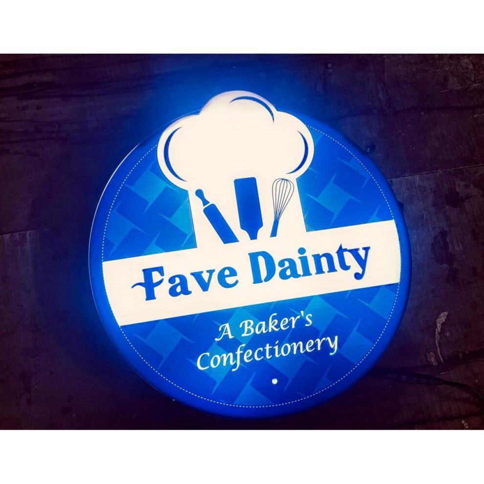 Reception Acrylic LED Logo Plate 🎨 Illuminate Your Space