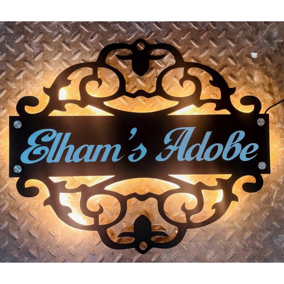 Metal CNC Laser Cut Home LED Plate 🔥 Customized