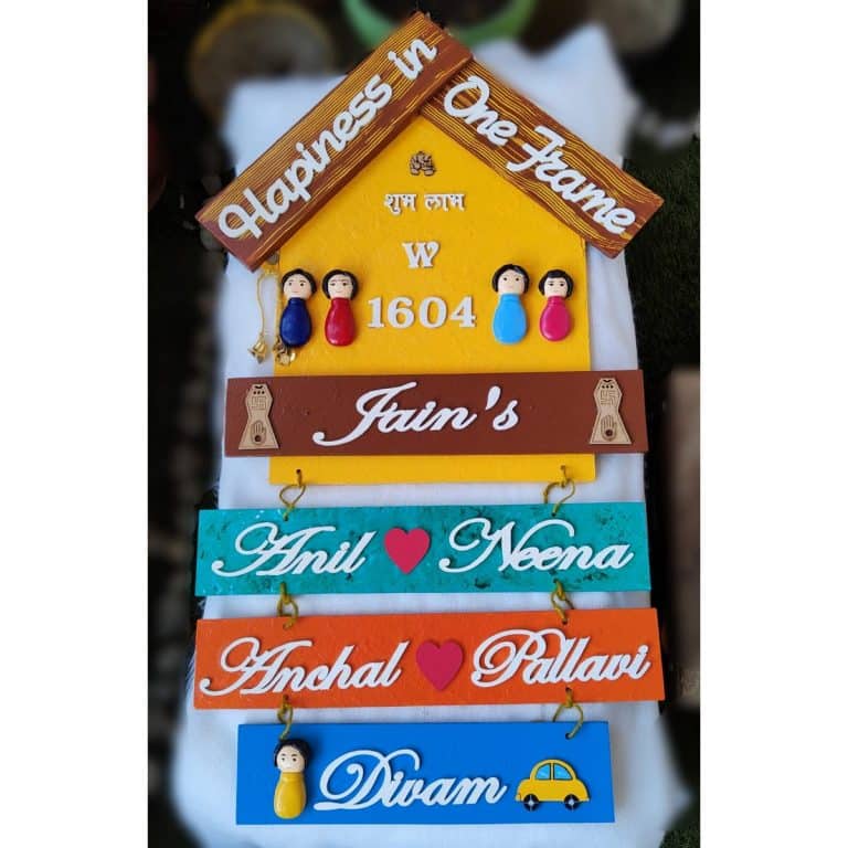 IAS Officer And Doctor Themed Nameplate | Best Themed Plate