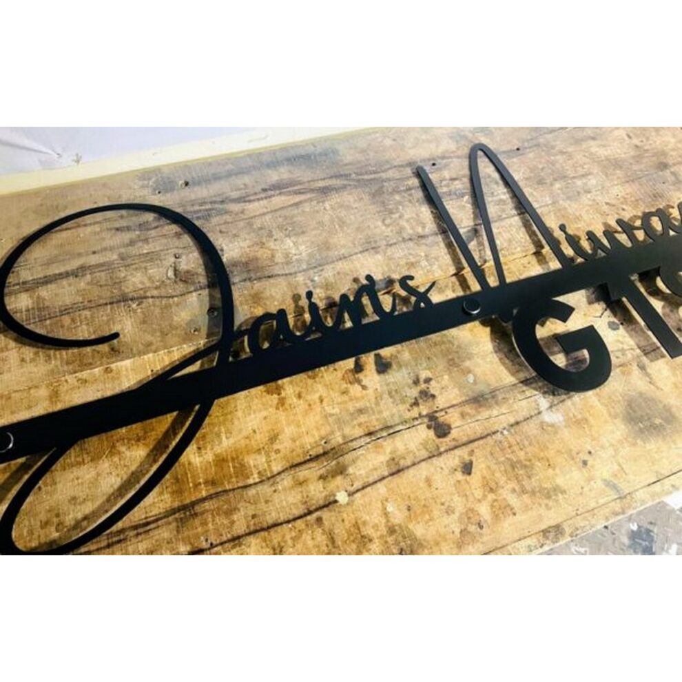Jains Metal Laser Cut Name Plate - Elegant Home Design