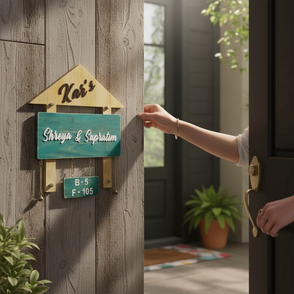 Transform Your Entrance with Joshi’s Personalized Wooden