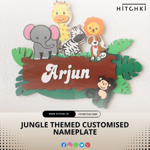 Best Jungle Themed Kids Nameplate: Bring Imagination Home