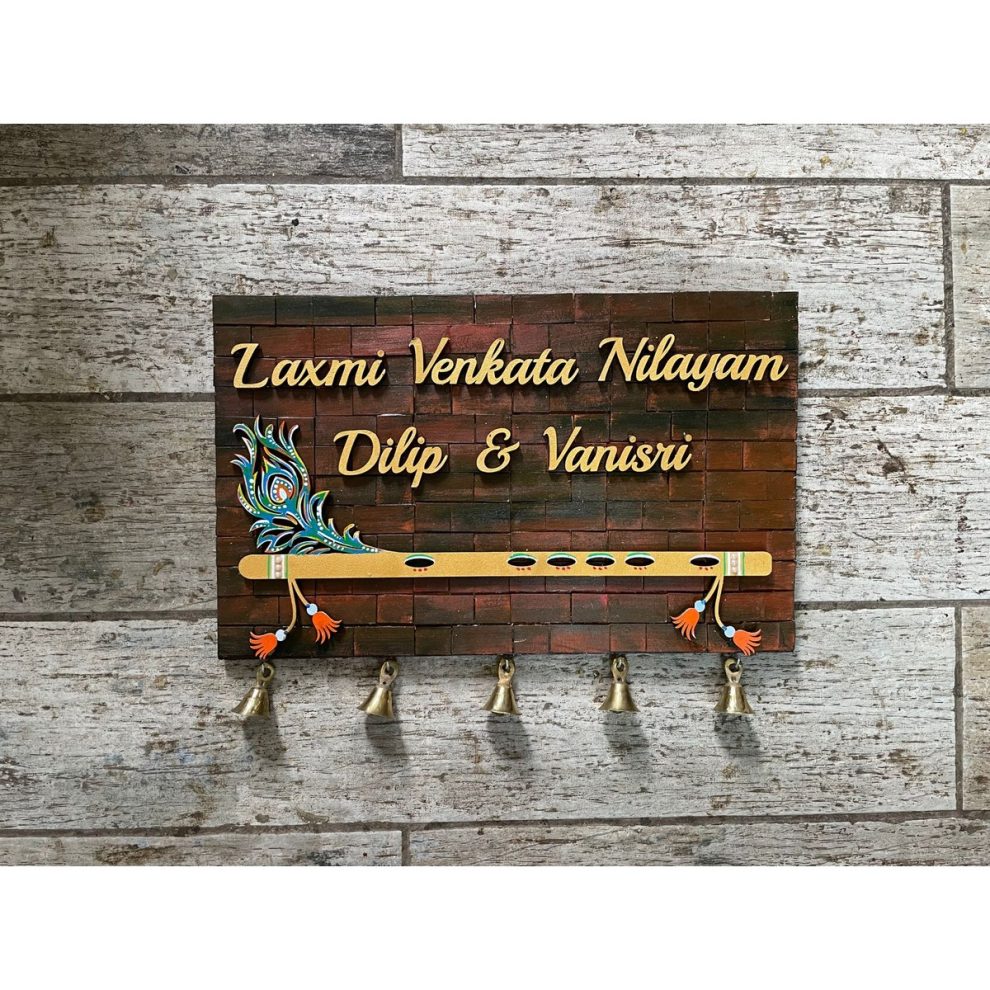 Amazing Krishna Flute Wooden Nameplate Guide: Selection