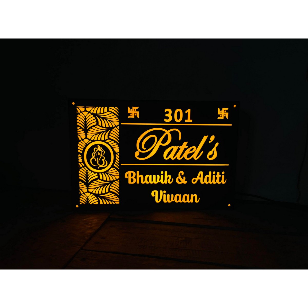 Low-Cost Decorative Lighting Nameplates Design | HITCHKI