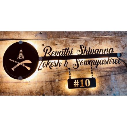 Stylish Beautiful LED Name Plates | Light Up Your Name