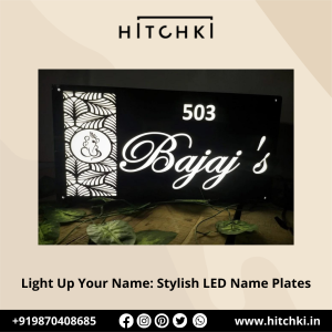 Stylish Beautiful LED Name Plates | Light Up Your Name