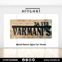 Durable Waterproof Steel Name Plate | Elevate Your Entrance
