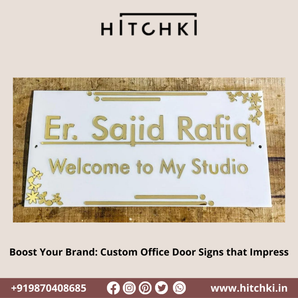 Custom Office Door Signs 🌟 Make a Lasting Impression