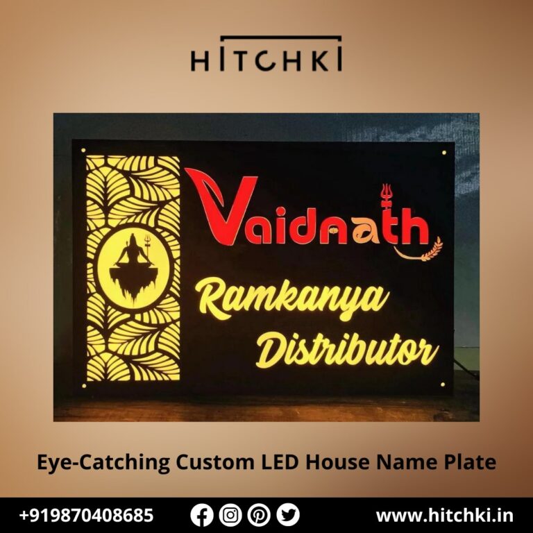 Eye-Catching LED Name Plate | Make a Lasting Impression