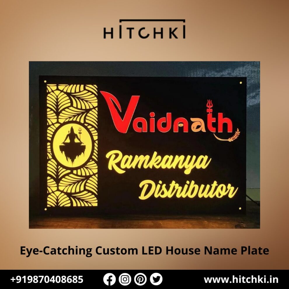 Eye-Catching LED Name Plate | Make a Lasting Impression