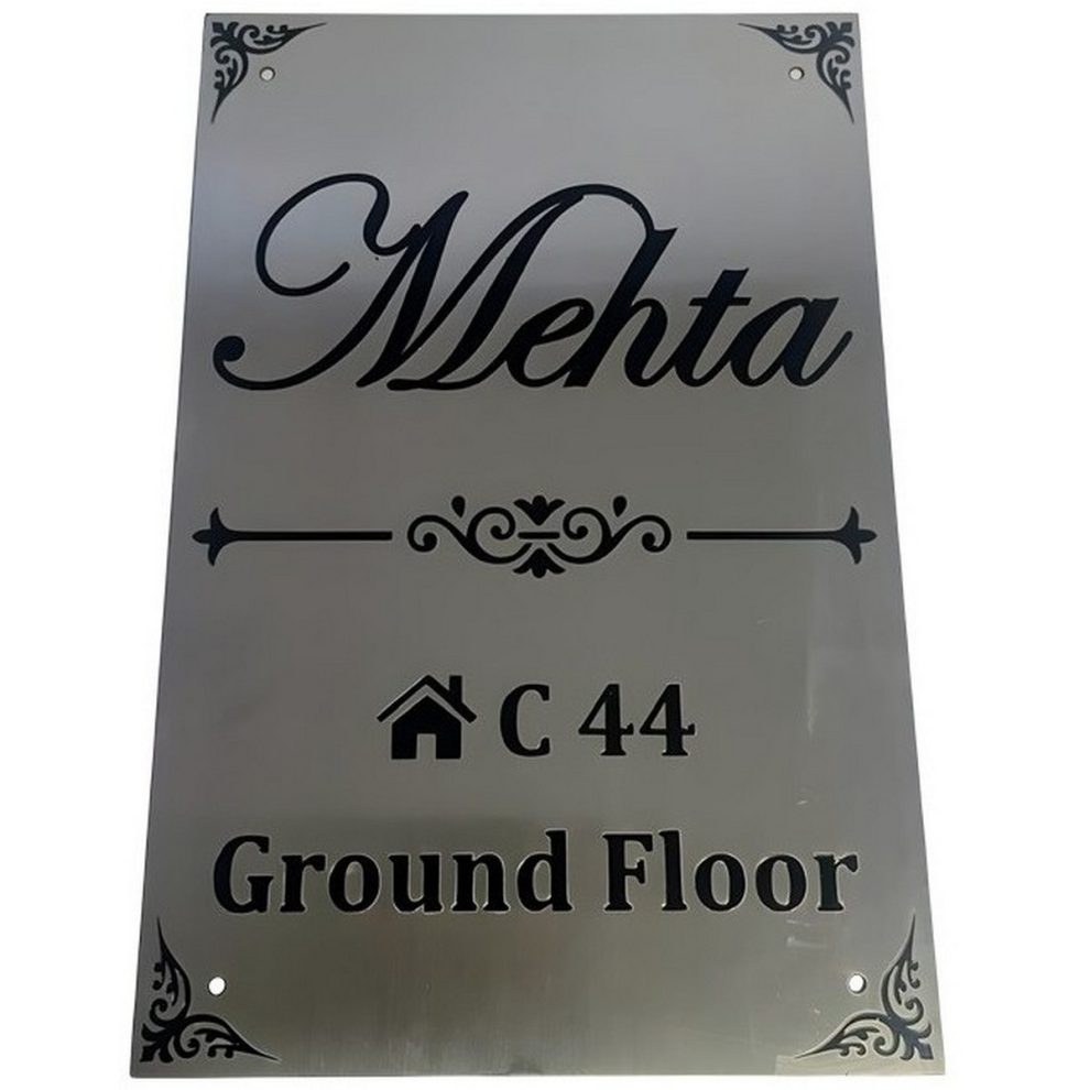 Steel CNC Laser Engraved Name Plate | HITCHKI