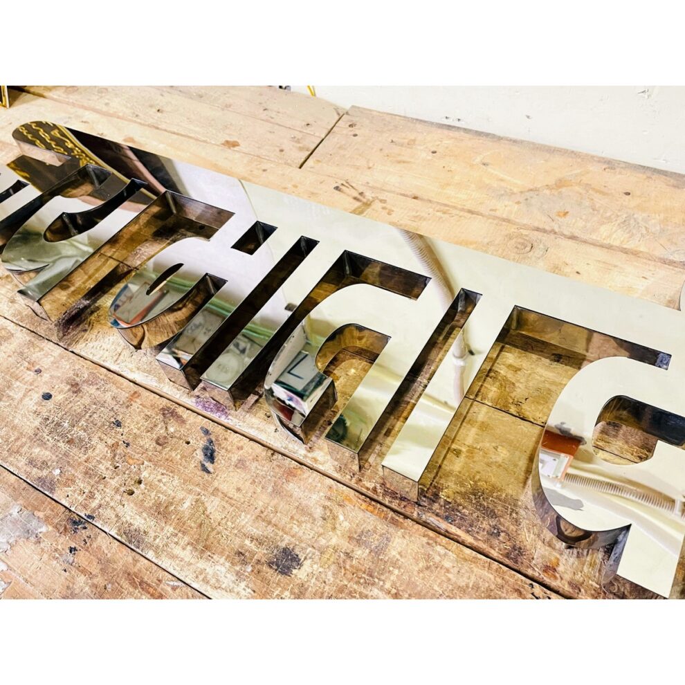 Metal Embossed Letters - Jai Mata Di