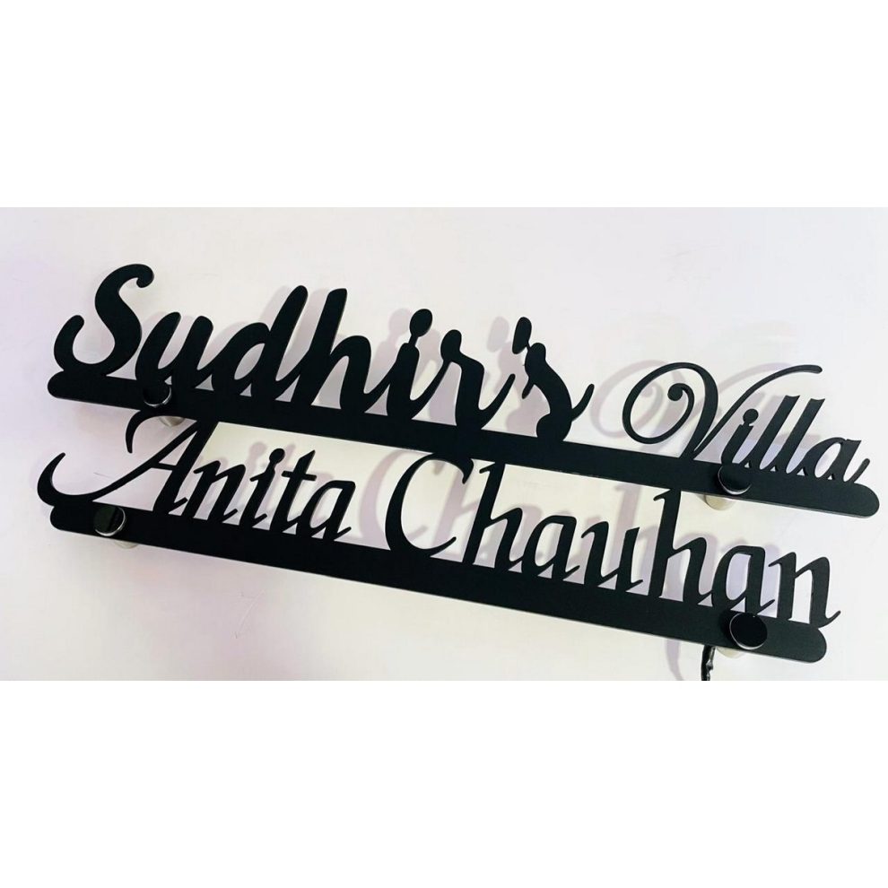 Metal LED Waterproof Custom Design House Name Plate