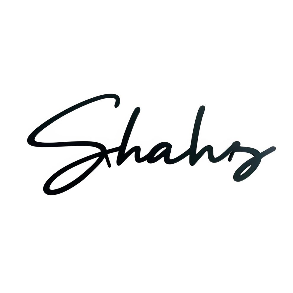 Metal Laser Cut Wall Name Plate | Elegant Nameplate