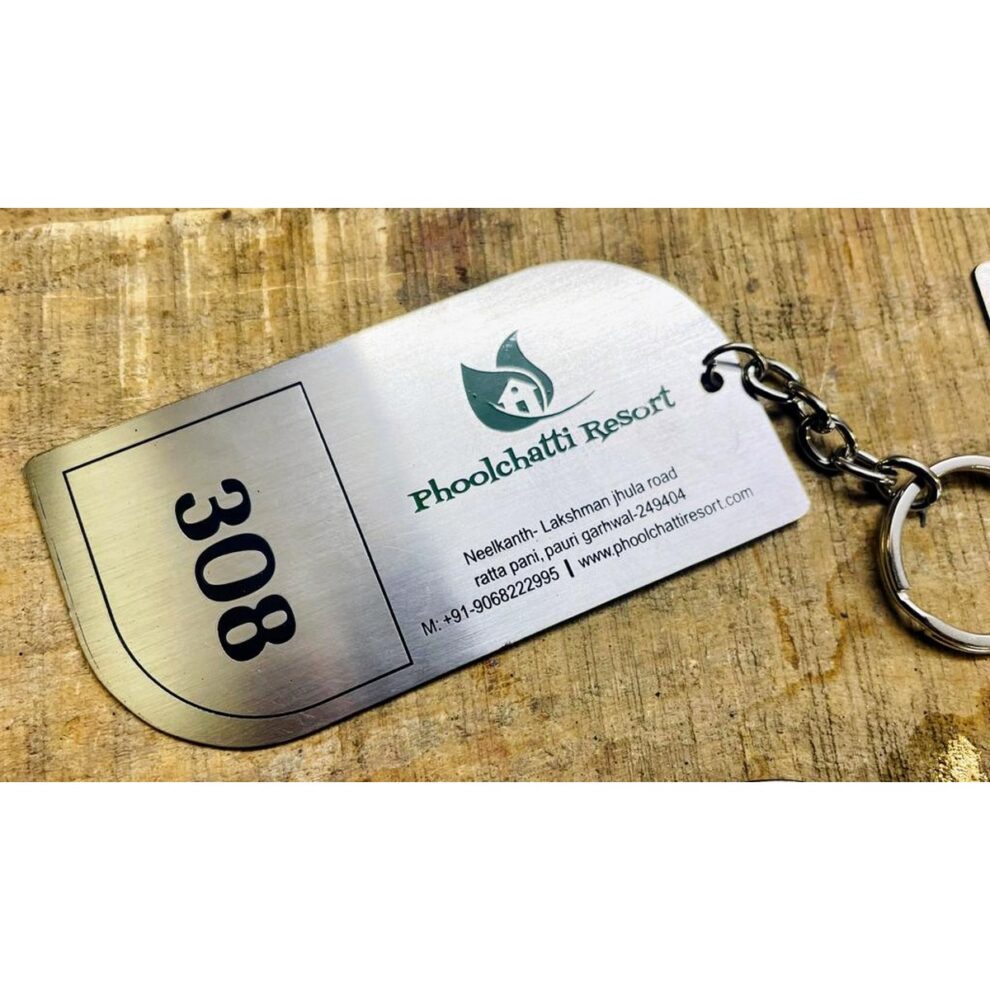 Metal Laser Engraved Keychains | Customized
