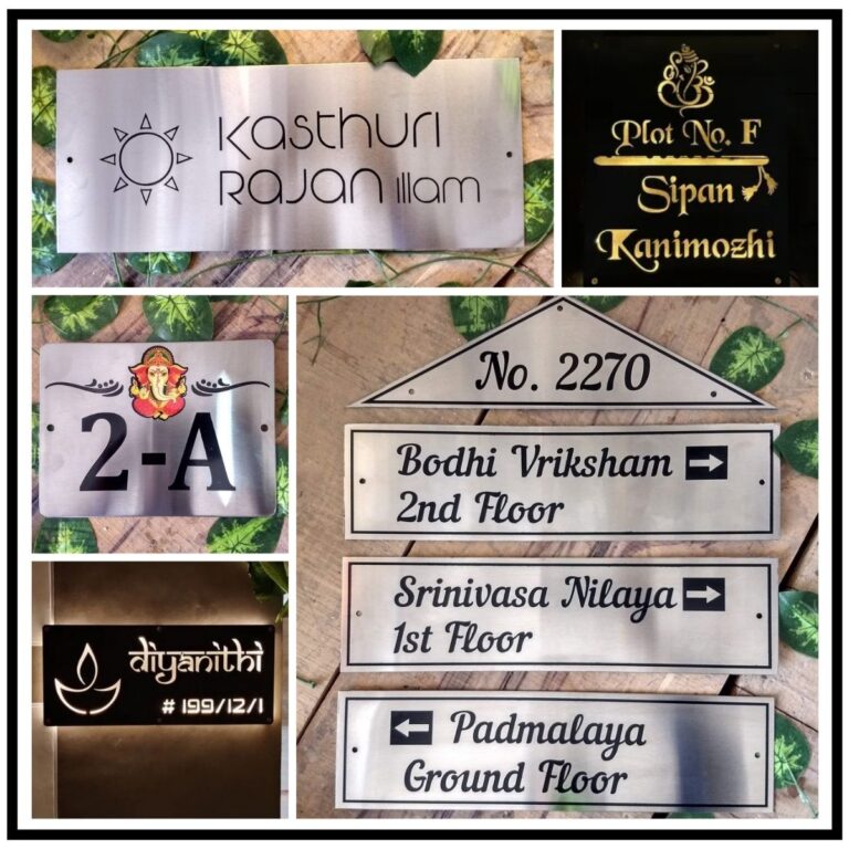 World Map Printed Nameplate From Hitchki | HITCHKI