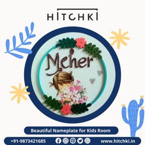 Colorful Theme-Based Name Plates For Kids | HITCHKI