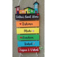 Design Your Own Wooden Nameplates | Hitchki'