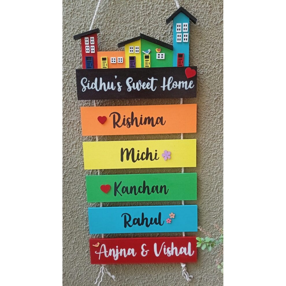 Beautiful Customized Nameplates for Villas | HITCHKI