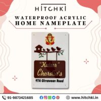 Bansuri-Themed Acrylic Nameplates for Personalization