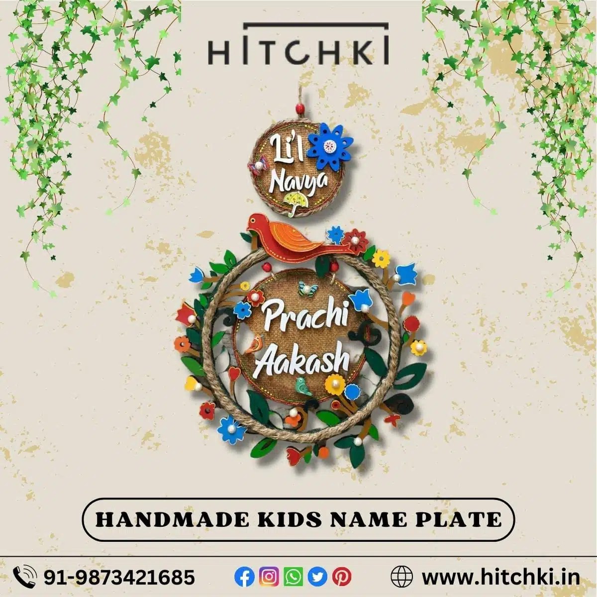 The Beautiful Kids Nameplate | Personalize Your Childs Space