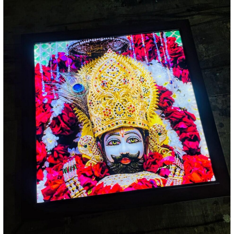 Personalised Khatu Shyam LED Wall Decor | Weatherproof
