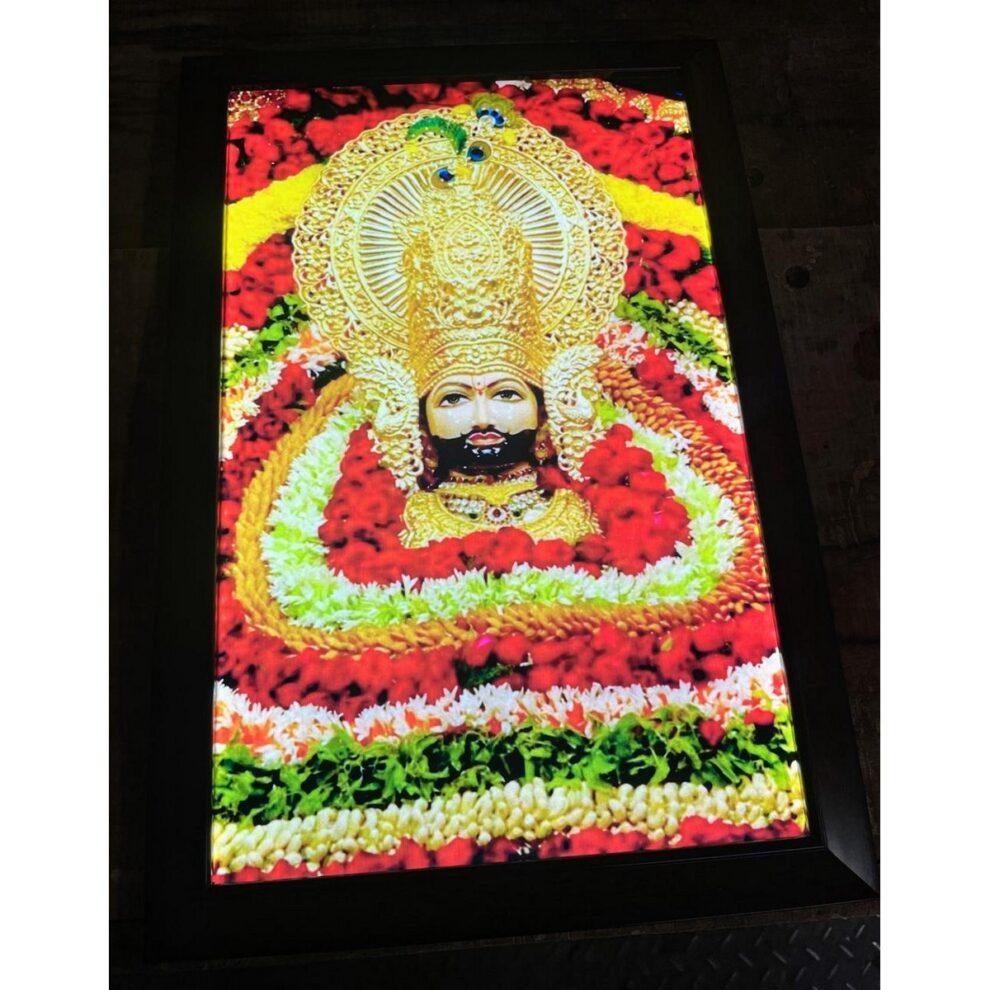 Personalized Acrylic LED Frame - Khatu Shyam