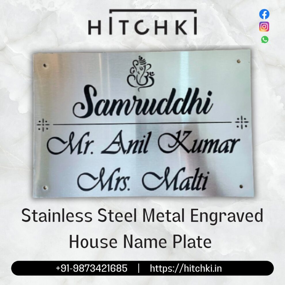 Premium Stainless Steel Nameplates: Customized Durability