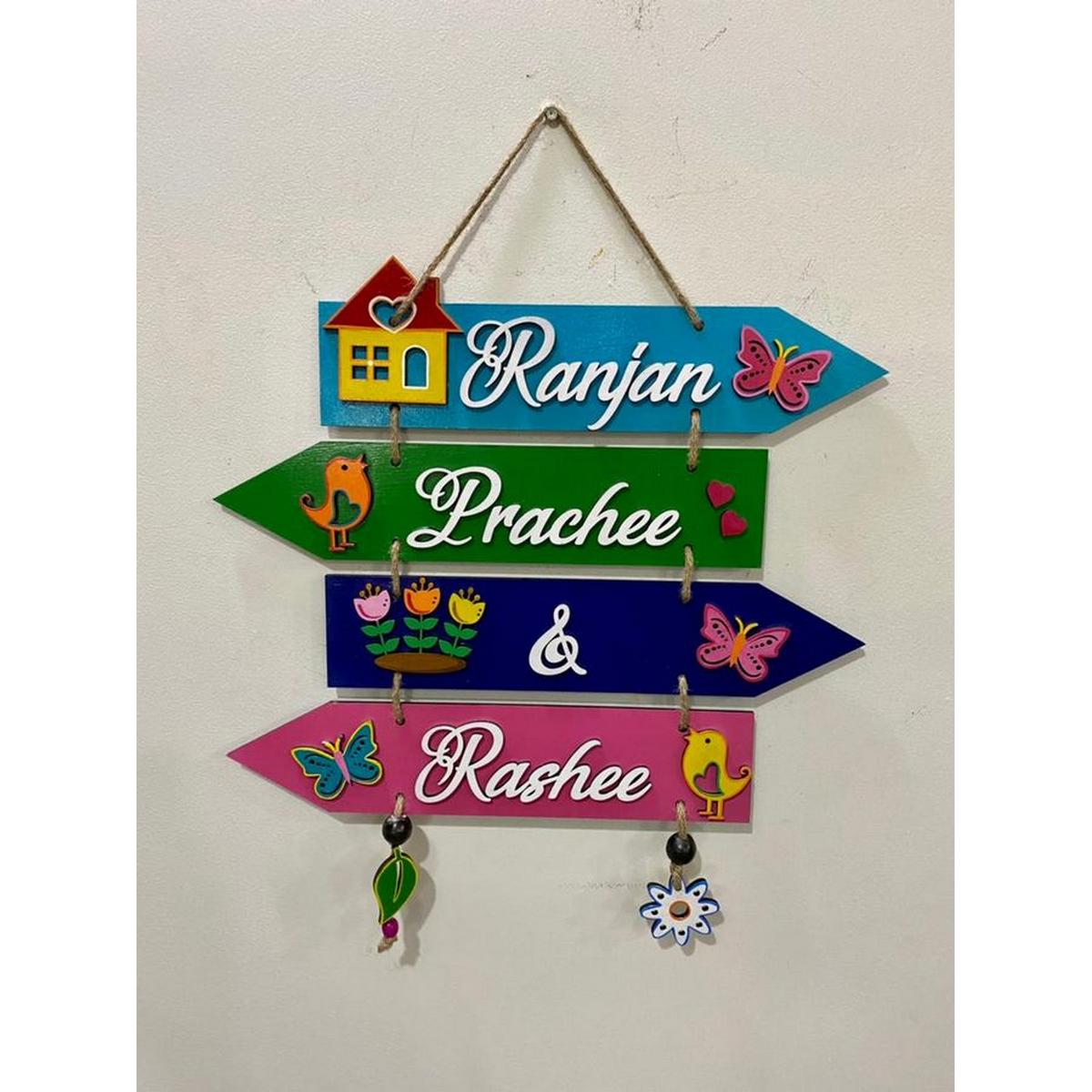Wooden Nameplate | HITCHKI