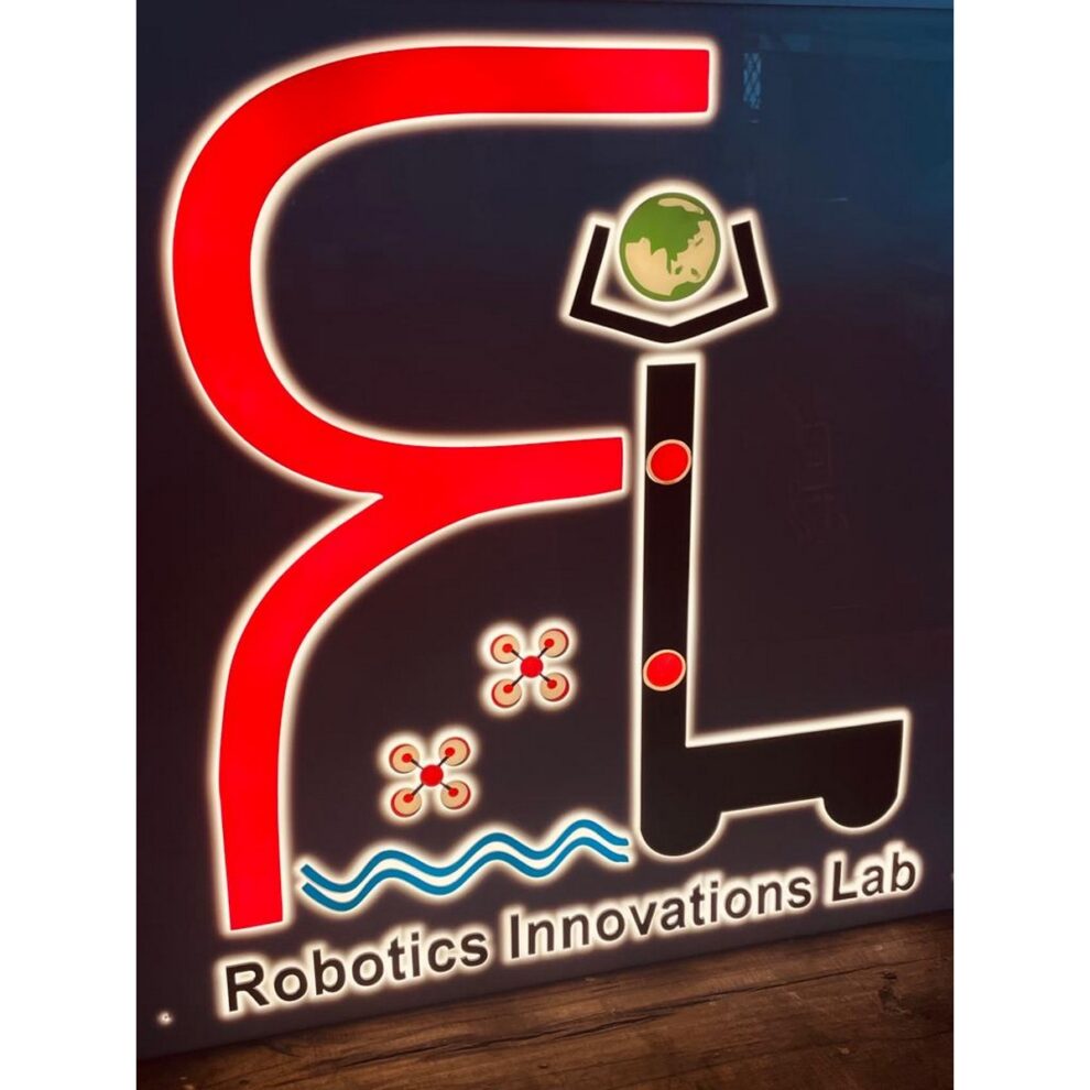 Robotics Company Acrylic LED Name Plate | Customized