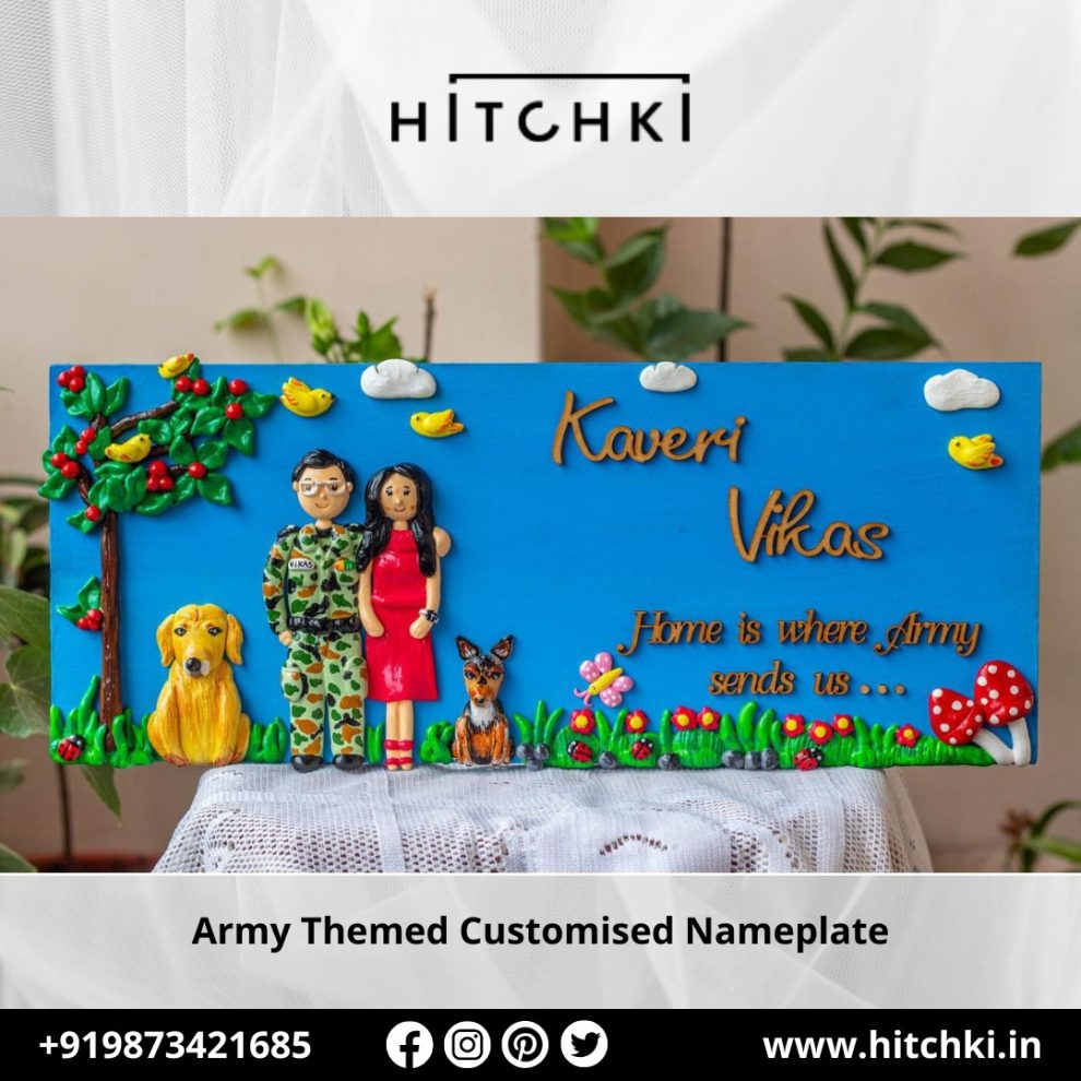 Army Name Plate Design | HITCHKI