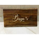 Handmade Nameplates for Main Door: Custom Wooden & Acrylic