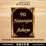 Shine Bright with Light Name Plates - Illuminate Your Space