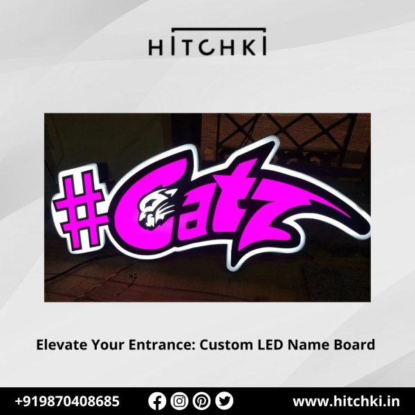 Custom LED Name Board | Shine Bright, Make a Statement